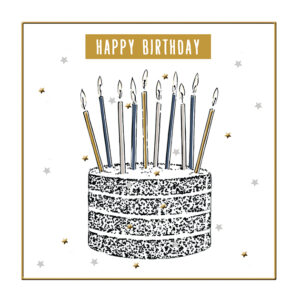 Golden Birthday Cake | OCD-UK