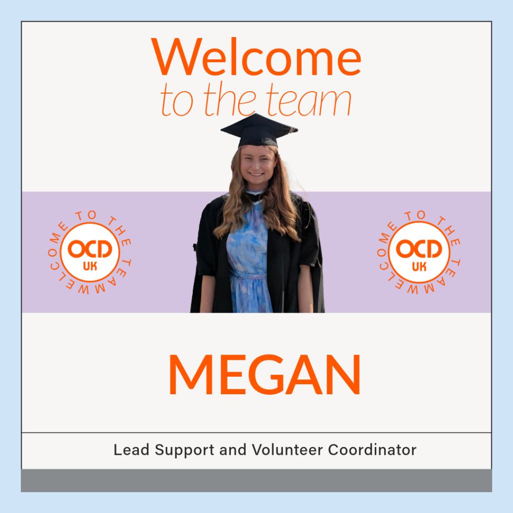 Welcome to the team Megan | OCD-UK