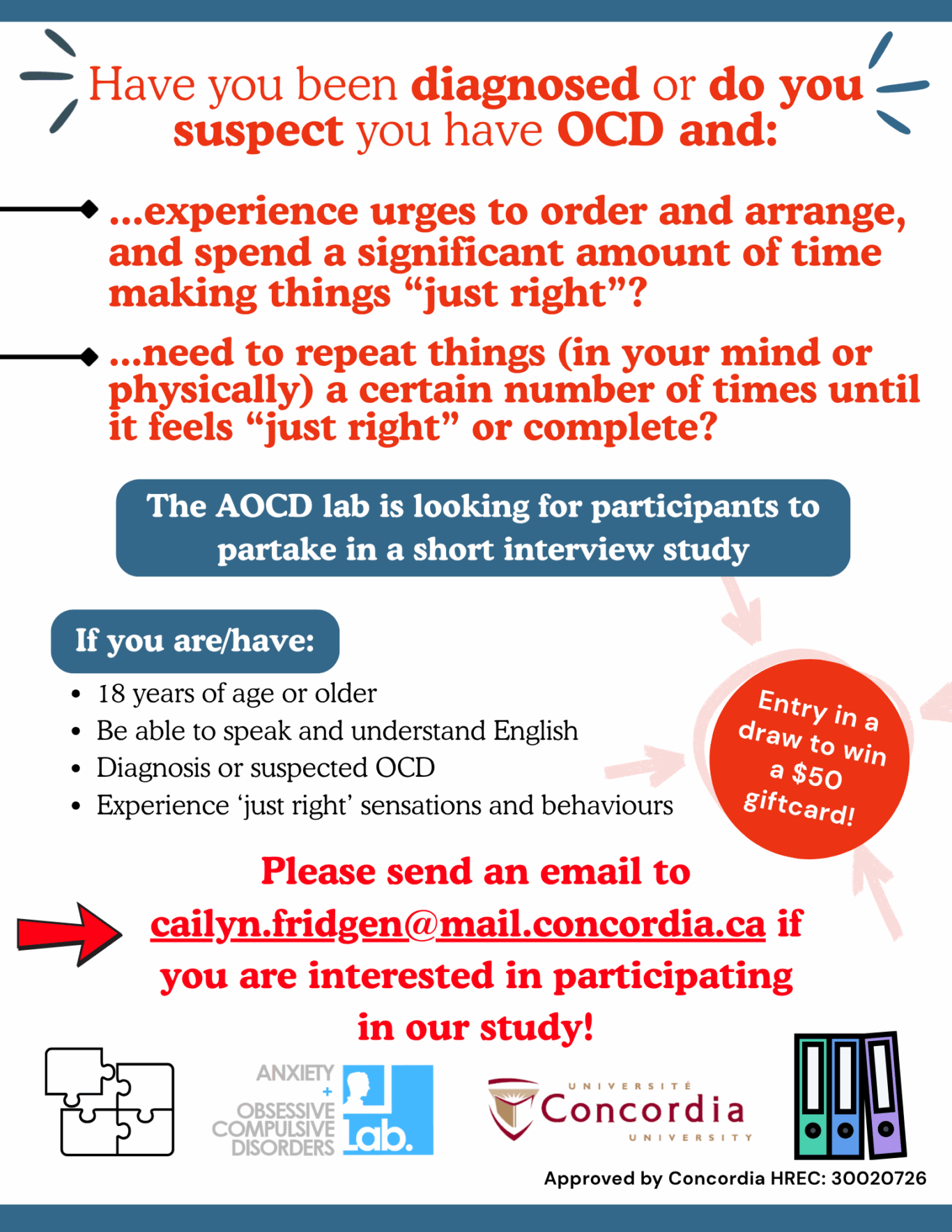 Research opportunity: Do you Experience OCD with ‘just right ...